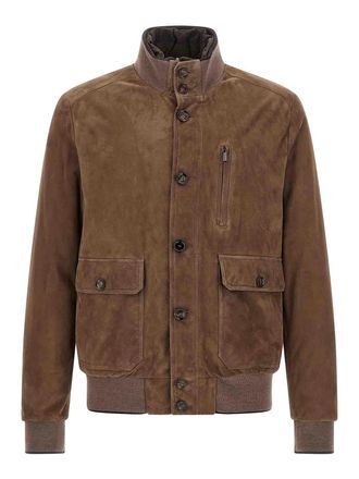 Moorer Veste Casual - Marron