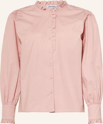 More & More More & More Bluse Mit R&uuml;schen rosa