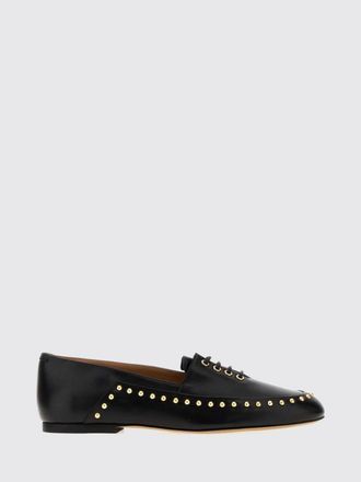 Jil Sander Ballerines Elyss en cuir de veau lisse avec clous brod&eacute;s