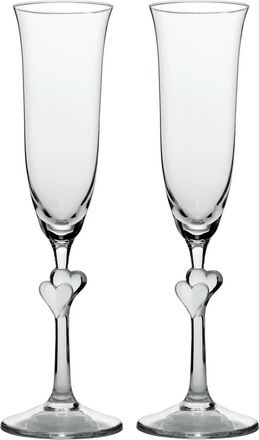 St&ouml;lzle LAmour Champagnergl&auml;ser rot 2er-Set 175 ml - Edle Champagnerkelche ideal f&uuml;r Sekt & Prosecco - Hochwertige Sektgl&auml;ser aus bleifreiem Kristallglas - Sp