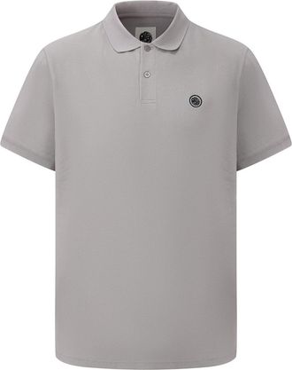 Pretty Green Poloshirt f&uuml;r Herren, Baumwolle (Dunkelgrau)