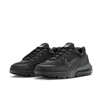 Nike Sneaker NIKE SPORTSWEAR AIR MAX PULSE, Herren, Gr. 44,5, schwarz, schwarz, anthrazit, Leder, Textil, Schuhe Sneaker, Topseller
