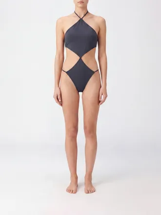 Paloma Wool Einteiliger Badeanzug mit Cut-Outs und V-Ausschnitt aus recyceltem Stoff
