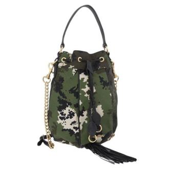 Miu Miu Sac seau Pre-owned - Femme - Pre-owned - Vert - Taille: ONE Size