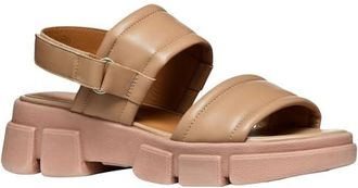 Geox Femme D Lisbona A Sandales compensées, DK Skin, 37 EU