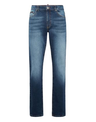Philipp Plein Straight Supreme Fit Jeans