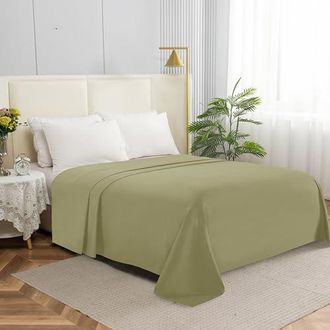 Elegant Comfort Premium Hotelqualit&auml;t 1-teiliges Bettlaken, luxuri&ouml;s und weichstes Bettlaken mit Fadenzahl 1500, &auml;gyptische Qualit&auml;t, knitterfrei, Flecken- und lichtb