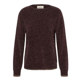 Cream Rundhals-Strickware - - Knitwear - Damen - Braun - XL
