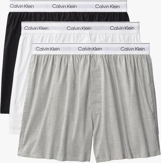 Calvin Klein Lot de 3 cale&ccedil;ons en coton