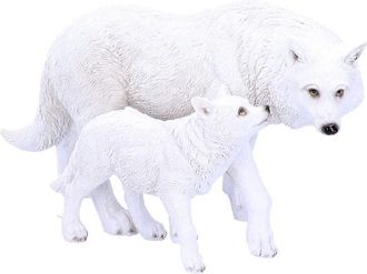 Nemesis Now Winter Offspring 27,5 cm, Wei&szlig;, Einheitsgr&ouml;&szlig;e