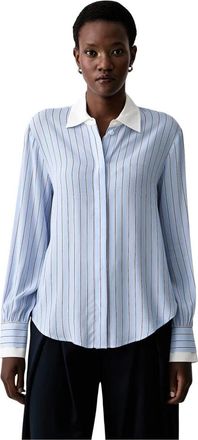Ermanno Scervino Damen, Blusen & Hemden, Blau, LGr&ouml;&szlig;e