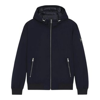 HUGO BOSS Homme, Vestes, Bleu, Taille: XL Veste en flanelle performante avec rembourrage en duvet
