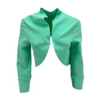 La Petite Robe Di Chiara Boni Jersey Bolero - - Jackets - Damen - Blau - XL