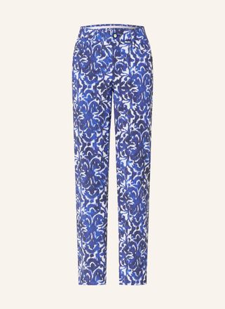 Alberto Golfhose Jana-Cr - Ornament Jersey blau