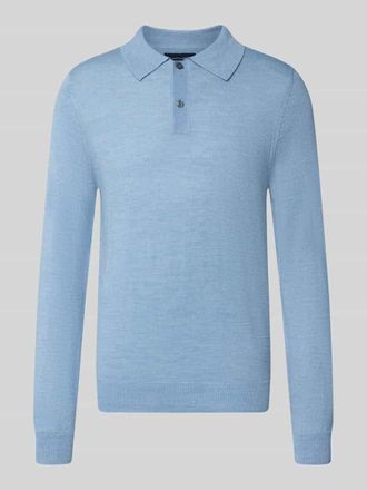 Christian Berg Regular Fit Poloshirt aus Woll-Mix