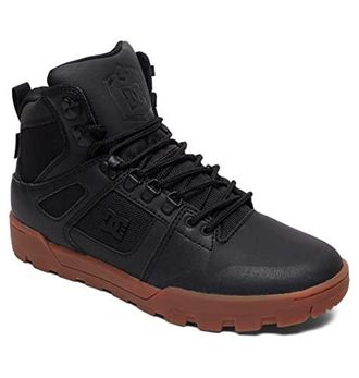 DC Dc Shoes Pure Hi - Boots en Cuir High Top résistantes à lEau pour Homme