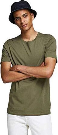 Jack & Jones Jjeorganic Basic Tee Ss O-neck Noos Homme JJEORGANIC T-shirt basique à col rond Noos, Olive Night/Détail : Slim, XS