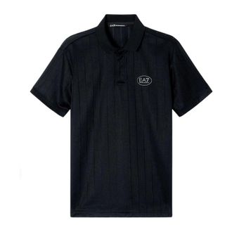 Emporio Armani Emporio Armani Ea7, Homme, Tops, Noir, Taille: L Polo avec logo