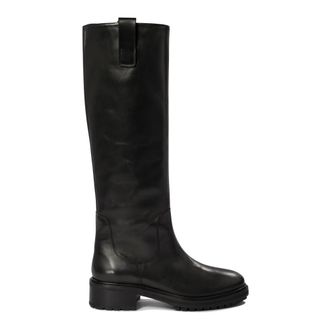 Aeyde Schwarze Stiefeletten mit Reiterdetails - - Shoes - Damen - Schwarzk - 37 EU