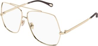 Chlo&eacute; Lunettes - Femme - Accessoires - Jaune - Taille: 61 MM