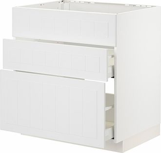 IKEA METOD / MAXIMERA Unterschr. f Spüle/3 Fronten/2Sch