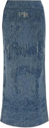 Diesel Femme, Jupes, Bleu, Taille: 38 FR De-Megan-Fsg Skirt