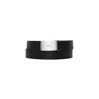 Liu Jo Homme, Accessoires, Noir, Taille: 95 CM Ceinture en cuir
