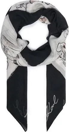 Karl Lagerfeld Tuch B3W33021 Dunkelgrau