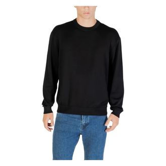 A|X Armani Exchange Klassischer Rundhalspullover Xm001278 - - Knitwear - Herren - Schwarzk - XL