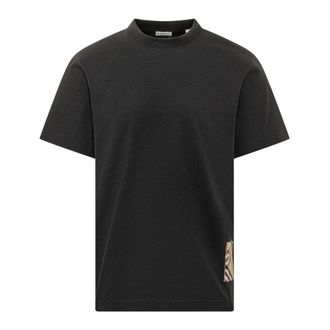 Burberry Homme, Tops, Noir, Taille: XL Seth Cash Lbl T-Shirt