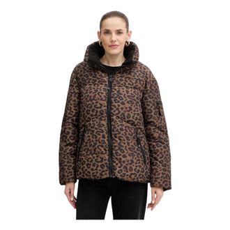 Guess Martina Puffer Jacket - Femme - Vestes - Brun - Taille: 44 FR