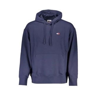Tommy Hilfiger Blaue Baumwollkapuzenpullover - - Sweatshirts & Hoodies - Herren - Blau - S