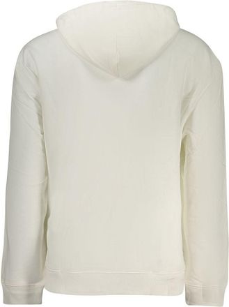 Calvin Klein Cotton Logo Hoodie - White