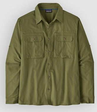 Patagonia Self Guided Sun Hemd caper green