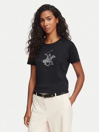 Beverly Hills Polo Club T-Shirt L1608-HR Schwarz Regular Fit