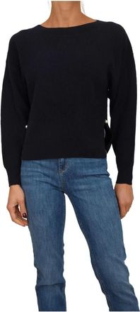 Liu Jo Femme, Pulls, Bleu, Taille: 38 FR Pull en laine et cachemire