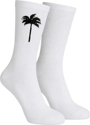 Palm Angels Homme, Sous-v&ecirc;tements, Blanc, Taille: S Palm Socks