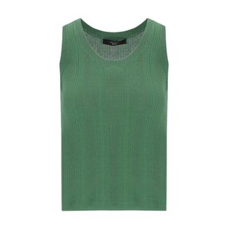 Max Mara Cose Top - - Tops - Damen - Gr&uuml;n - XS