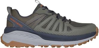 Skechers Baskets Switch Back Venture Seeker pour Homme, Textile synth&eacute;tique Gris avec Bordure Multiple, 43 EU