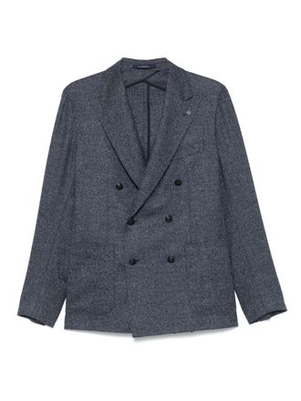 Tagliatore blazer à boutonnière croisée - Bleu