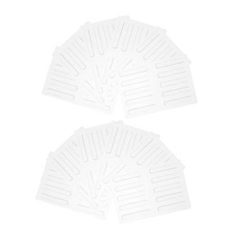 Angoily 50 St&uuml;ck Sto&szlig;f&auml;nger Antikollisionsstreifen Durchsichtige Schrankt&uuml;r Sto&szlig;f&auml;nger Antikollisionspolster Antikollisionsstreifen Wandaufkleber Schrankstopp