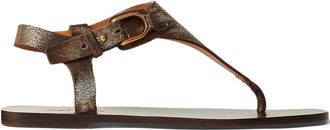 Ralph Lauren Collection Sandalen mit Schnallenriemen - Braun