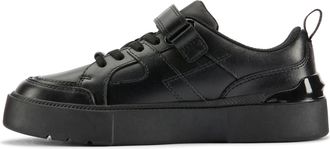 Clarks Childrens Oslo Flare O Oxford-Schuh, Black Leather