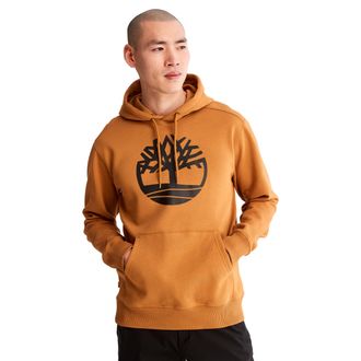 Timberland Herren Kennebec River Tree Logo Hoodie Sweatshirt, Wheat Boot/Blck, M