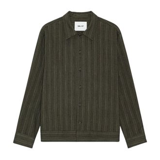 Nn.07 Reed Overshirt - - Shirts - Herren - Gr&uuml;n - L