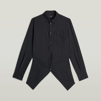 G-Star Slim Kick Long Sleeve Hemd - Schwarz - Damen
