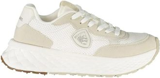Blauer Polyester Sneaker - - Shoes - Damen - Wei&szlig; - 37 EU