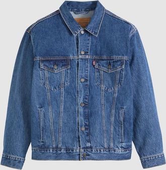 Levi's Veste Relaxed Fit Trucker Dark Indigo-Flat Finish Million Dollar