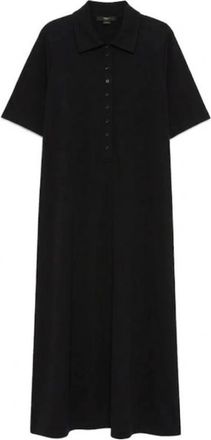 Seventy Femme, Robes, Noir, Taille: 38 FR Robe Chemise