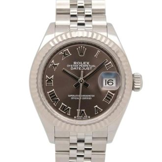 Rolex Pre-owned Lady-Datejust 28 - Femme - Pre-owned - Brun - Taille: ONE Size